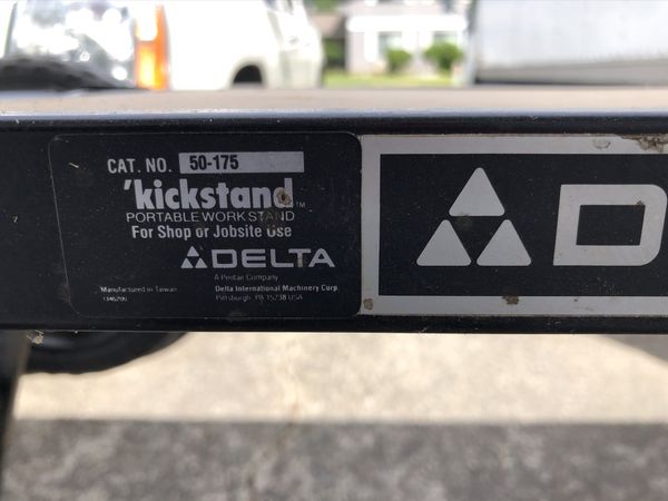Delta ‘kickstand Portable, Rolling, and Collapsible Miter Saw Work ...