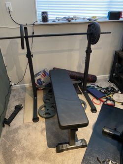 New and Used Bench press with weights for Sale - OfferUp