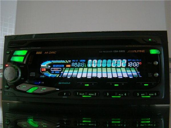 Alpine CDA-D855 Din & Half old-school head unit for Sale in Bolingbrook ...