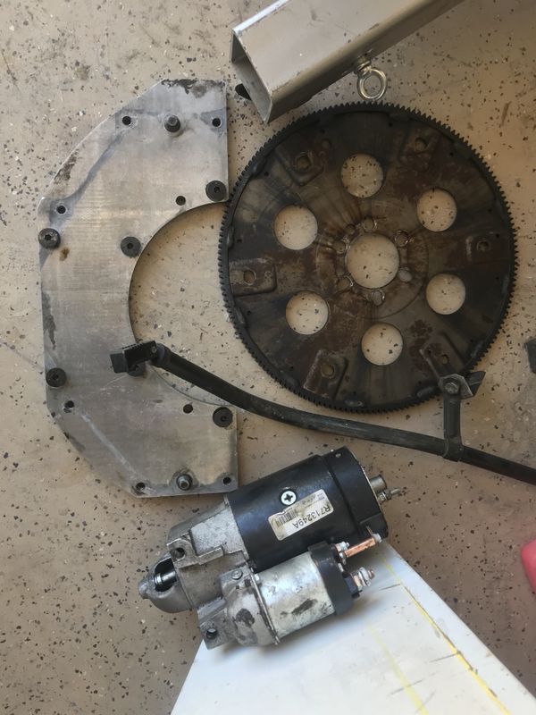 Hotrod 235 Chevy adapter To run a modern transmission for Sale in Queen ...