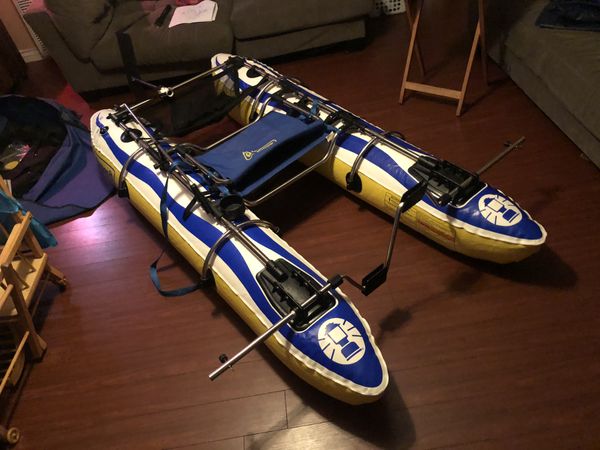 Coleman Inflatable paddle cruiser float kayak “Unique“ for Sale in ...