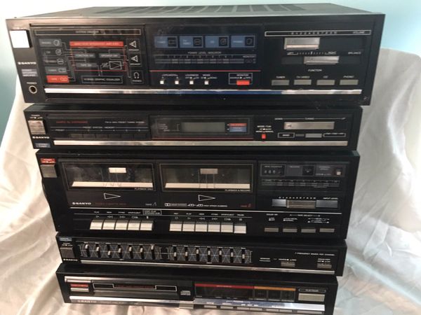 Sanyo 5 Component Stereo Rack System for Sale in Dublin, OH - OfferUp