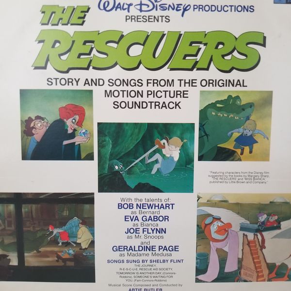 Walt Disney " The Rescuers" 1977 Soundtrack Vinyl for Sale in ...