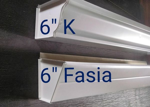 (6"K) & (6"Fascia) styles of gutter for Sale in Portland, OR - OfferUp