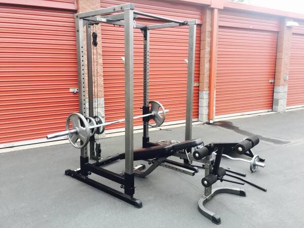 Parabody squat rack bench press fittness & gym equipment weights weight ...