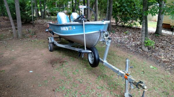 1987 14 ft Aluminum Blue Fin V Hull for Sale in Durham, NC - OfferUp