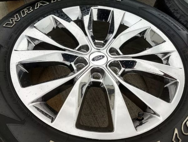 20” Ford F-150 Chrome FX4 Factory OEM Wheels Rims Tires 20 inch F150 ...