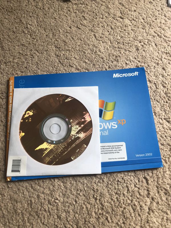 Microsoft Windows XP Install Disc Operating System for PC for Sale in ...