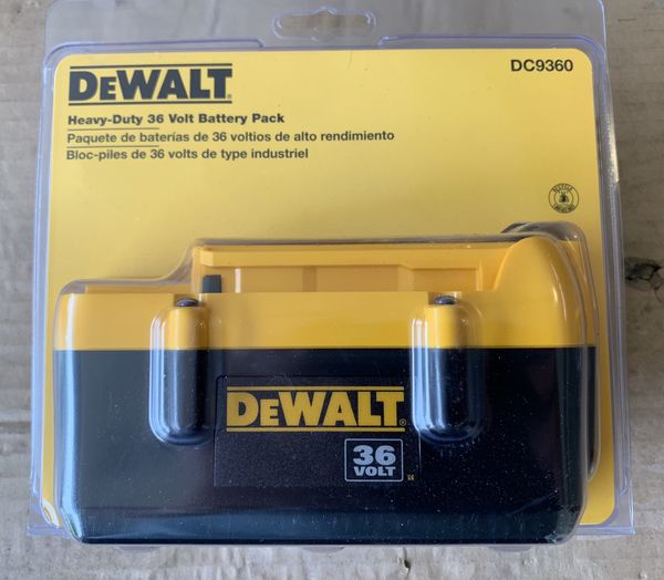 Dewalt Heavy Duty 36 Volt Battery Pack DC9360 for Sale in Plum, PA ...