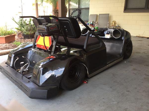 Custom Lowrider golf cart with air bags for Sale in Orlando, FL - OfferUp