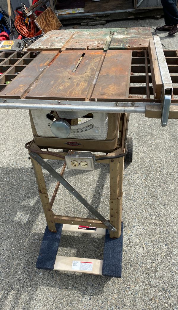 Vintage Craftsman table saw for Sale in Renton, WA - OfferUp