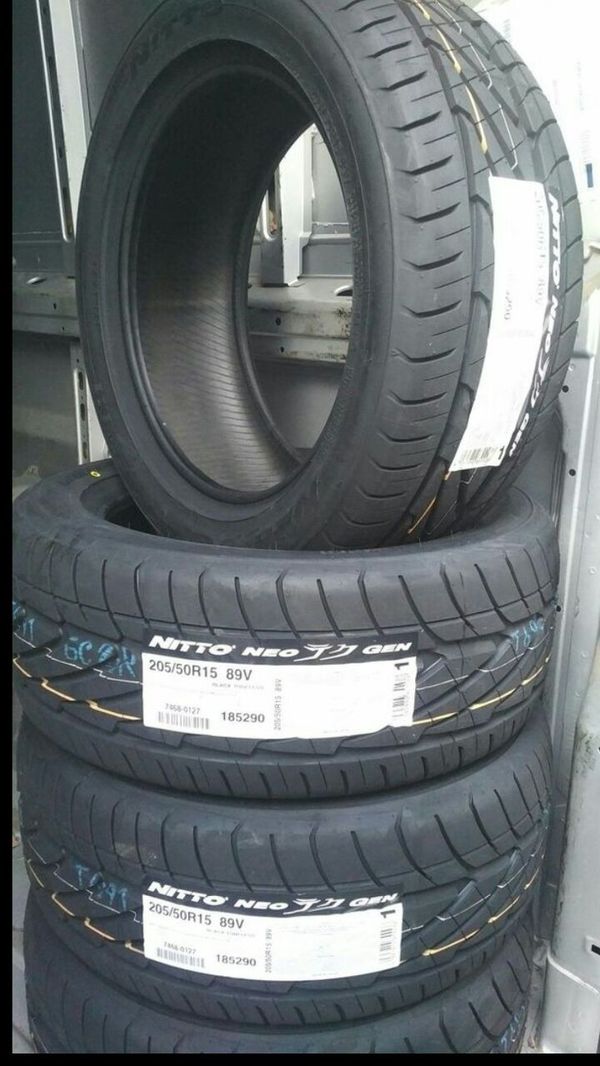 4 New 205-50-15 Nitto Neo Gen Tires 205/50/R15 inch tire for Sale in ...