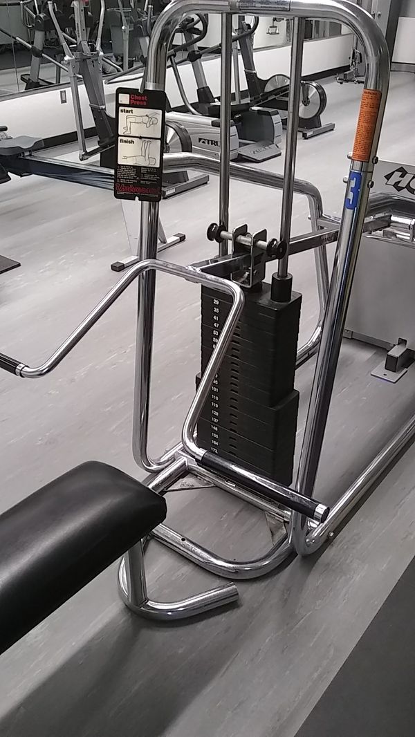 Universal bench press machine, weight machine for Sale in Tempe, AZ ...