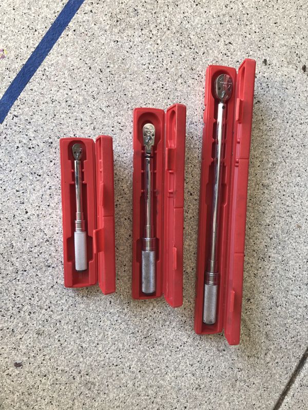 Set of three snap on torque wrench’s for Sale in Carlsbad, CA - OfferUp