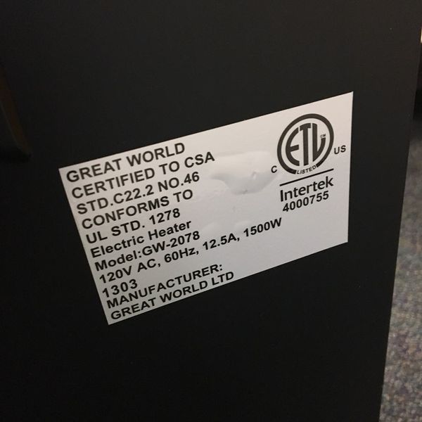 Great World Ltd Electric Fireplace Gw 2078 - Fireplace Ideas