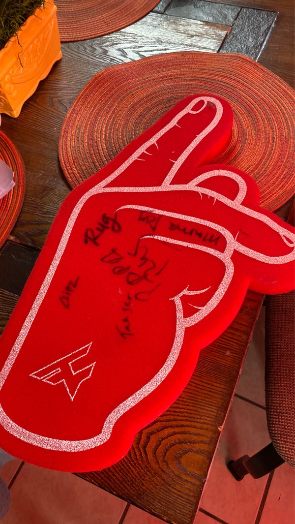 Faze finger signed by Faze rug, papa rug, and mama rug for Sale in Los ...