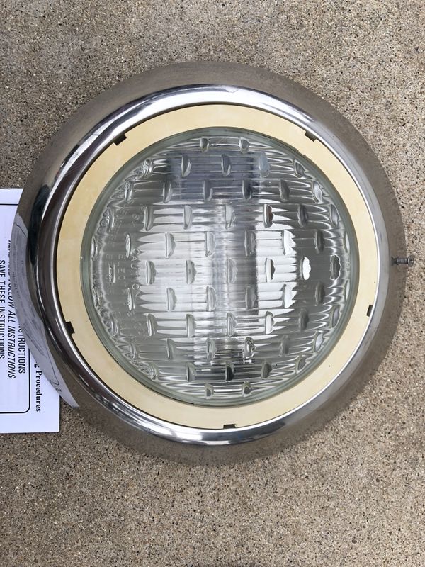 Pentair Aqualumin II,III 250w halogen nicheless pool light, for parts ...