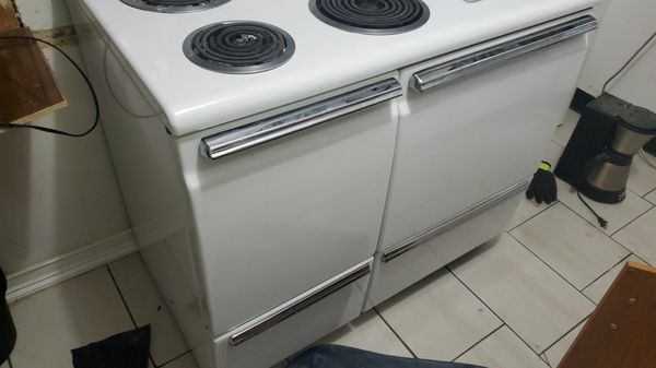 First push button general electric stove 1950s vintage make offer!!ll ...