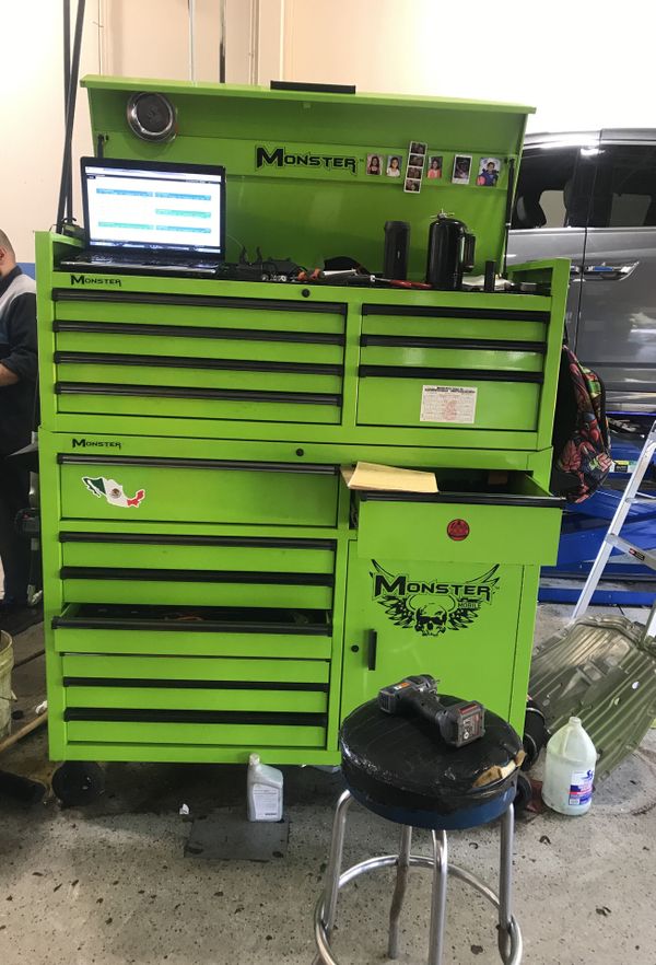 Monster Tool box and chest for Sale in Oak Lawn, IL - OfferUp