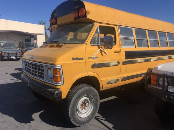 4x4 school bus Skoolie 1979 Dodge van camper for Sale in Garden Grove ...