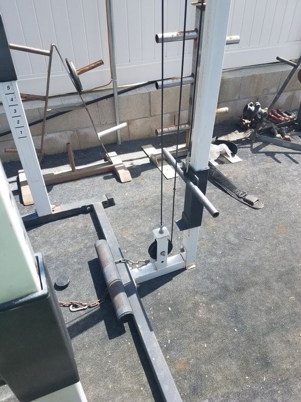 PARABODY SERIOUS STEEL.. workout cage squat rack bench press incline ...