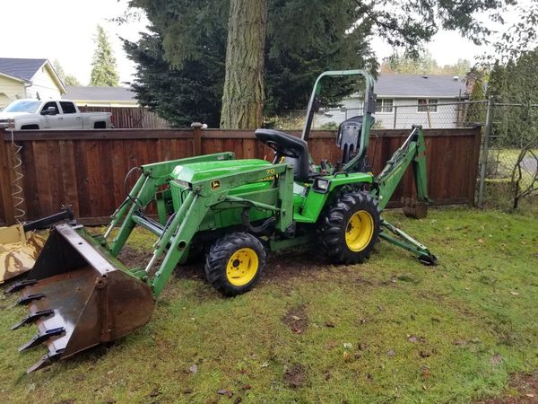 John Deere 755 w\loader & backhoe for Sale in Tacoma, WA - OfferUp