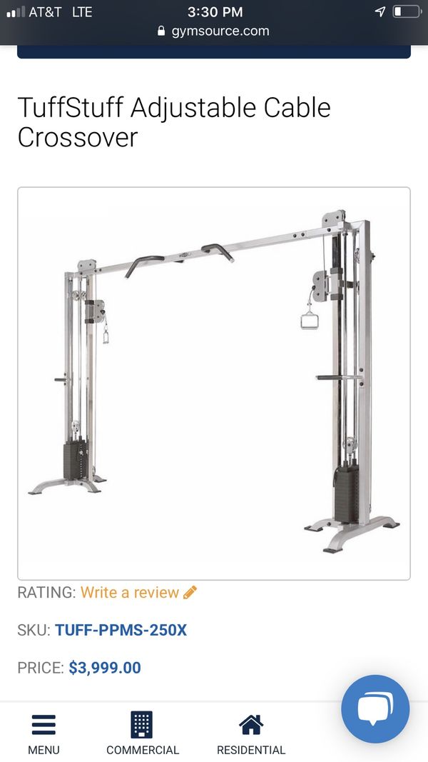 Tuff stuff cable cross machine full body workout for Sale in Los ...