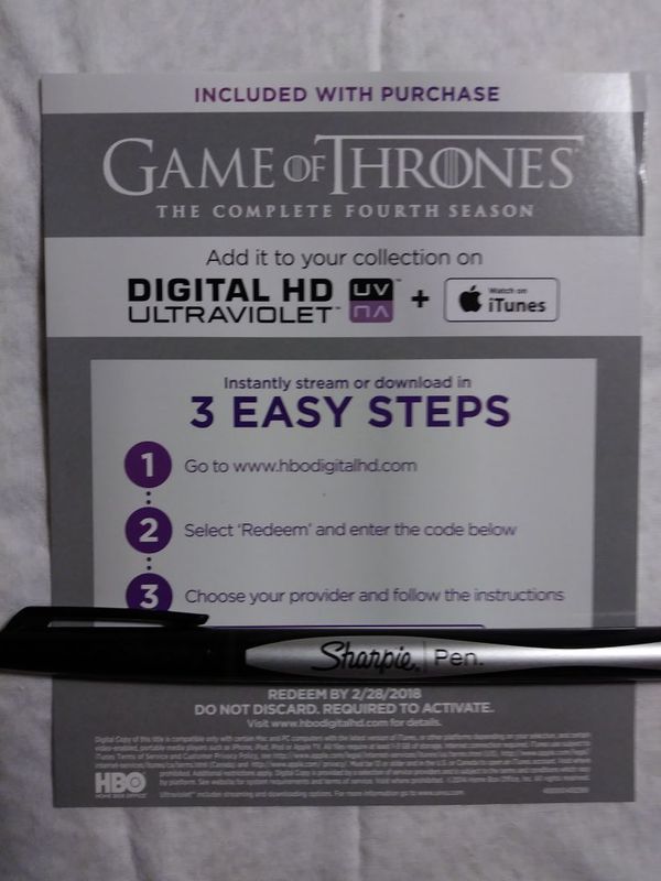 Digital UV Codes 5 Vudu Credits For Trade Or Sale For Sale In Tempe 