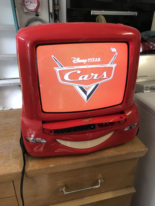 Disney Pixar cars lightning McQueen 13 “ TV/DVD combo television and ...