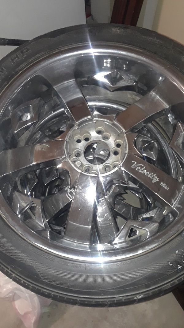 universal 6 lug 22 inch velocity rims for Sale in Palm Desert, CA - OfferUp