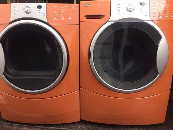Kenmore elite orange front load washer and dryer set DELIVERY!! for ...