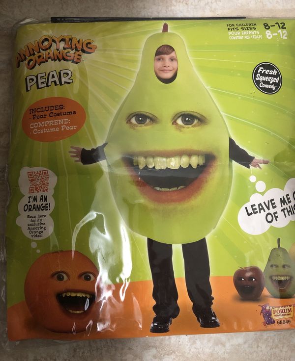 Annoying Orange & Pear Halloween Costumes for Sale in East Los Angeles ...