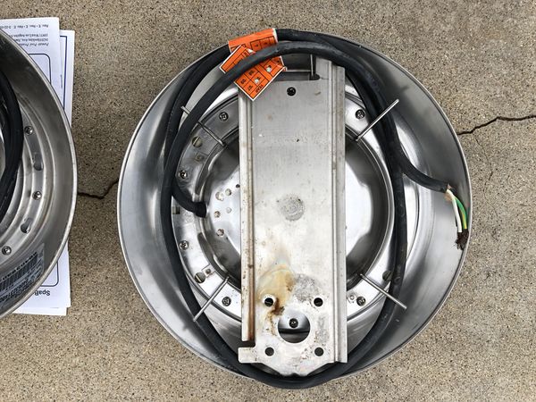 Pentair Aqualumin II,III 250w halogen nicheless pool light, for parts ...