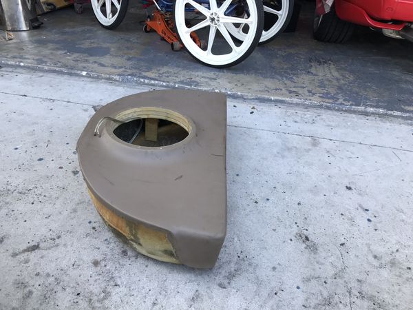 Excursion Custom Fiberglass Subwoofer box for spare tire for Sale in ...