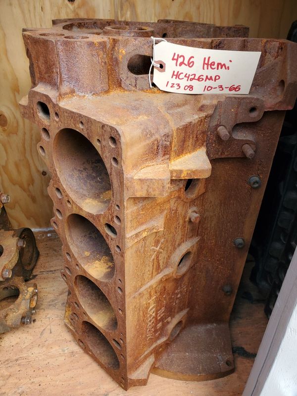 426 Hemi Original Race Hemi Block RO/WO SUPER STOCK lightweight for ...