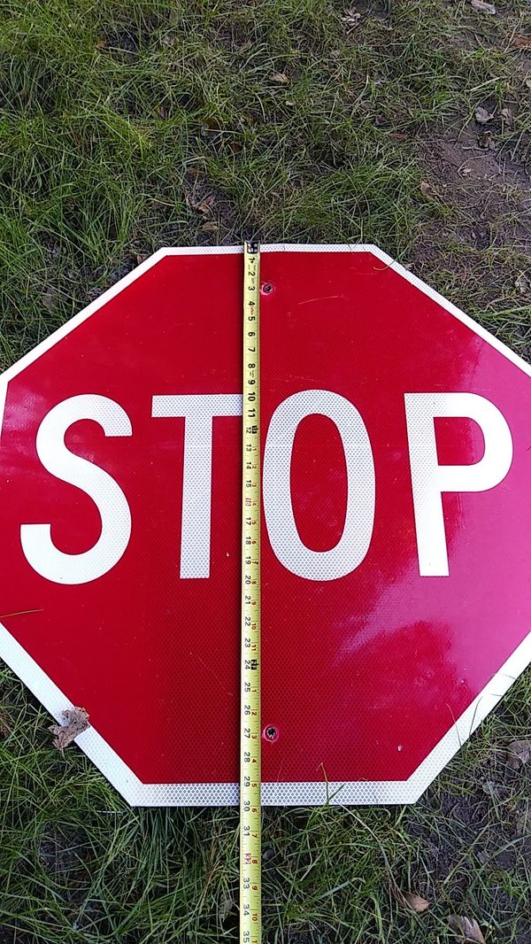 Large aluminum real stop sign and yield sign for Sale in Chesapeake, VA ...