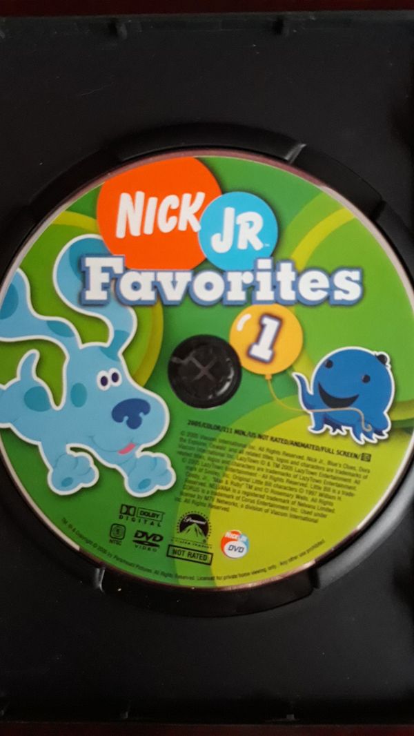 Nick Jr Favorites 1 Dvd