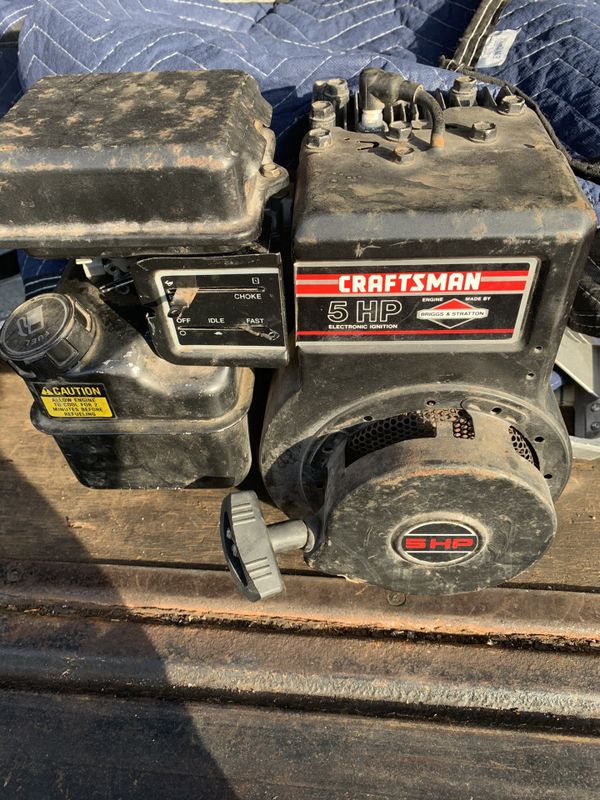 5 hp flat head Briggs and Stratton new carburator 1’ shaft for Sale in ...