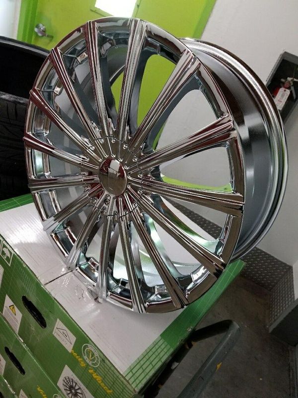 20 inch chrome wheel rims new 5x120 bmw 5x114.3 Toyota Nissan Honda ...