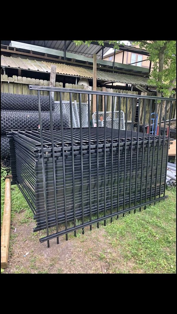 iron-fence-panels-6x-8-ft-powder-coated-for-sale-in-houston-tx-offerup