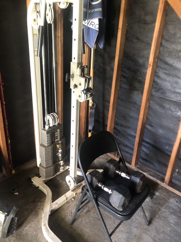 Tuff stuff cable cross machine full body workout for Sale in Los ...