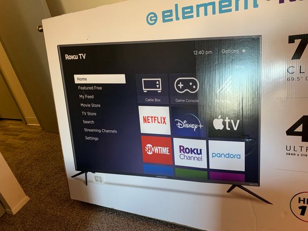70 INCH 4K ROKU SMART TV. UHD DISPLAY for Sale in Anderson Island, WA ...