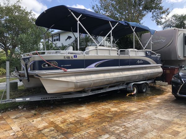 24 foot pontoon boat for Sale in Palm Harbor, FL - OfferUp