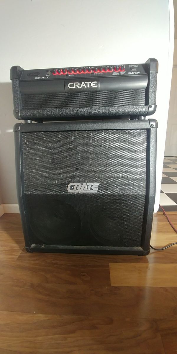 CRATE GLX1200H 4x12" Half-Stack Guitar Amp / Slant Cabinet - 120W ...