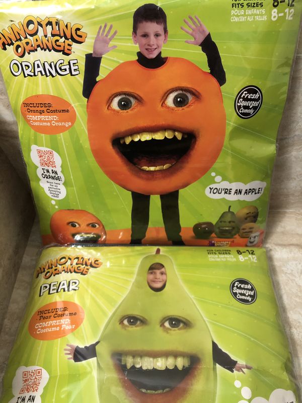 Annoying Orange & Pear Halloween Costumes for Sale in East Los Angeles ...
