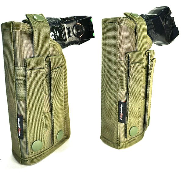 SquidTac Molle Taser Holster Green | X26P/X26 / Taser 7/ Taser Pulse ...