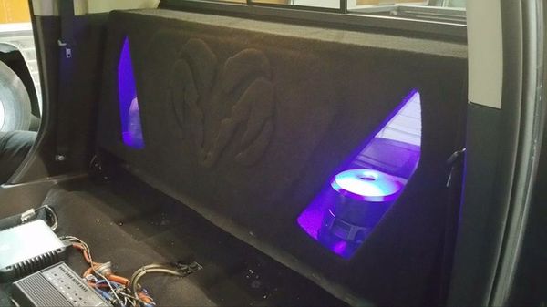Dodge Ram 2500 mega cab subwoofer box jl audio for Sale in Cave Creek, AZ - OfferUp