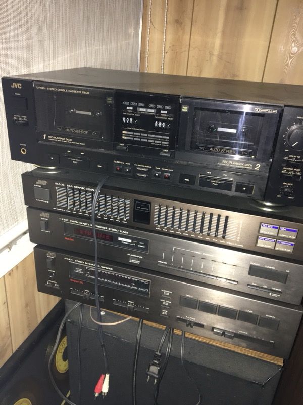 Vintage JvC Home Stereo System And acoustic Speakers set for Sale in ...