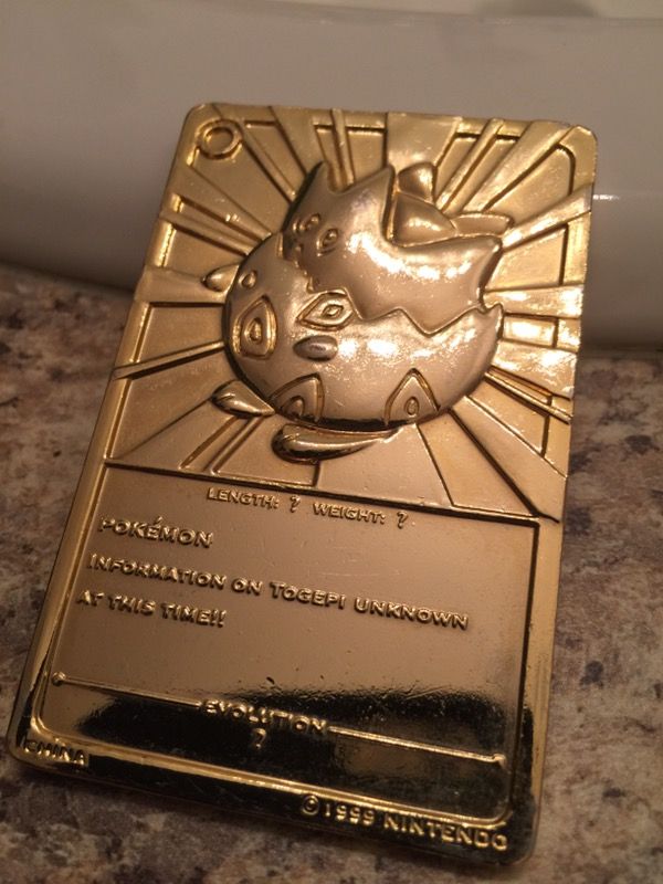 Togepi Pokémon gold bar for Sale in North Las Vegas, NV - OfferUp