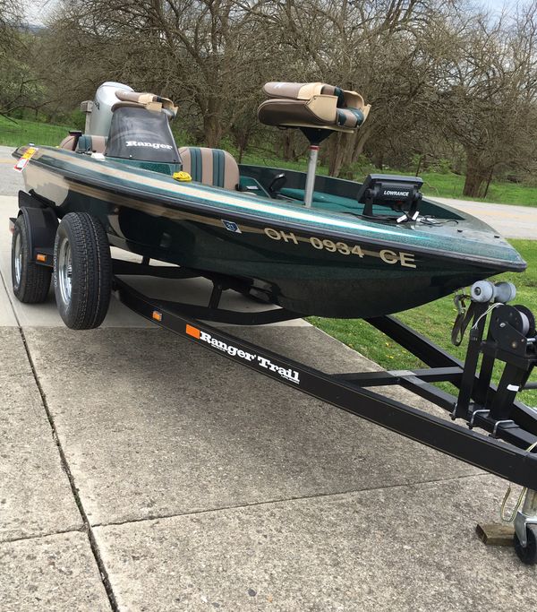 Ranger 17 ft bass boat for Sale in Hamilton, OH - OfferUp